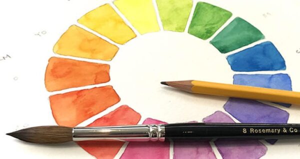 How to make a 12 color watercolor wheel - Watercolor Affair