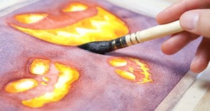Easy Easter Watercolor Painting (Wet-on-Wet)