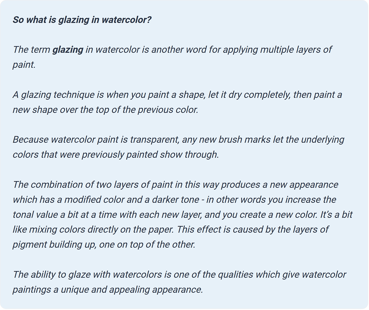 Watercolor Glazing Demo (You Need To Know This!) Watercolor Glazing Demo (You Need To Know This!)