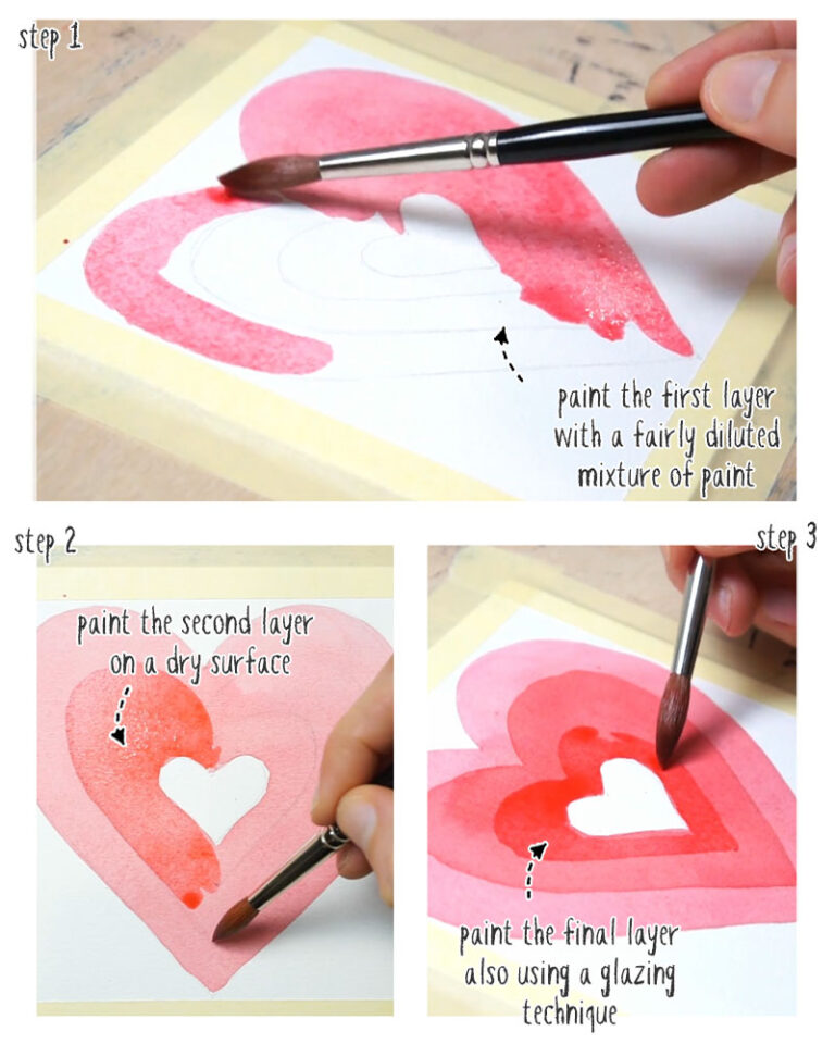 Valentine Painting Ideas (Easy Step by Step Tutorials!)