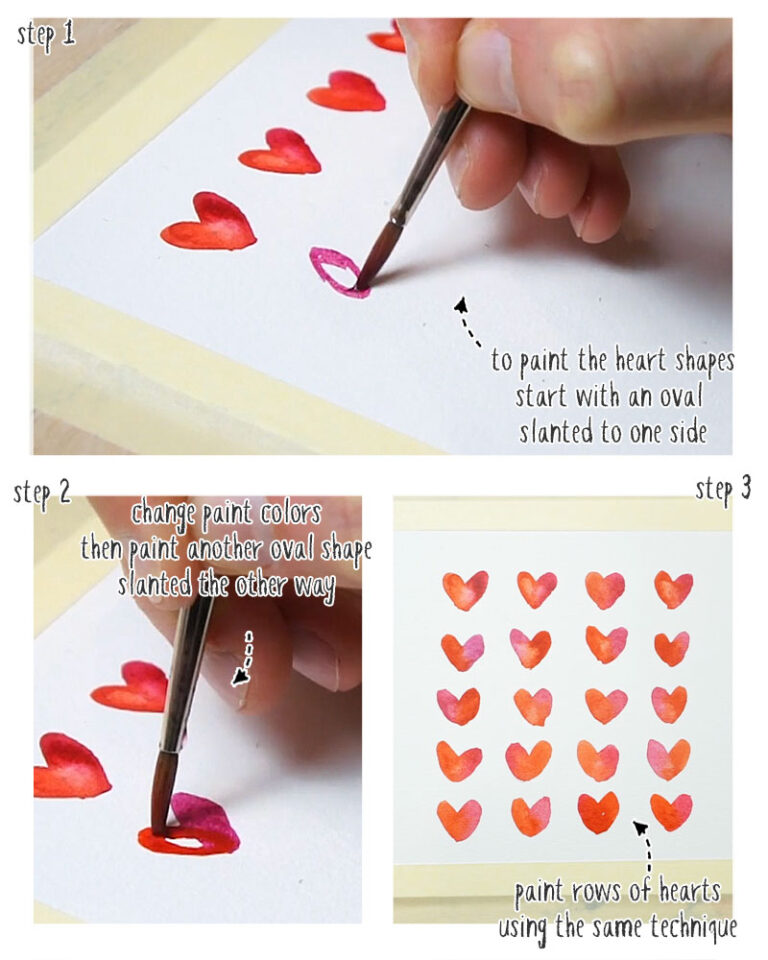 Valentine Painting Ideas (Easy Step by Step Tutorials!)
